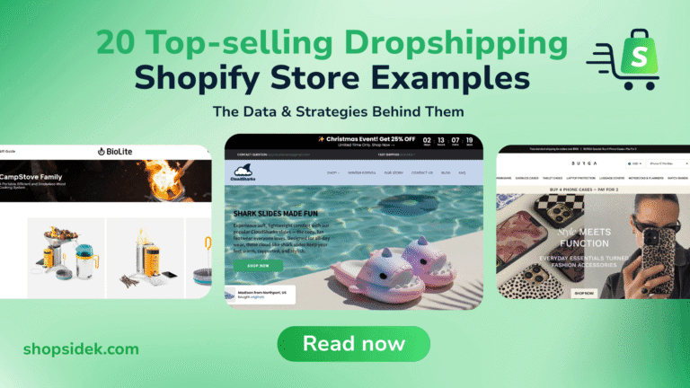 Shopify Dropshipping | Shopsidek.com